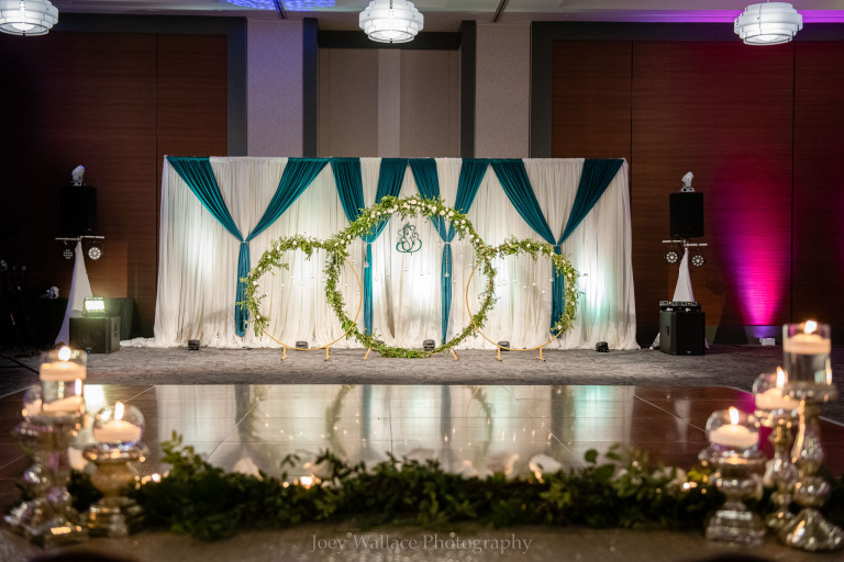 Bollywood Style Indian Wedding Reception At Forsyth Conference Center ...